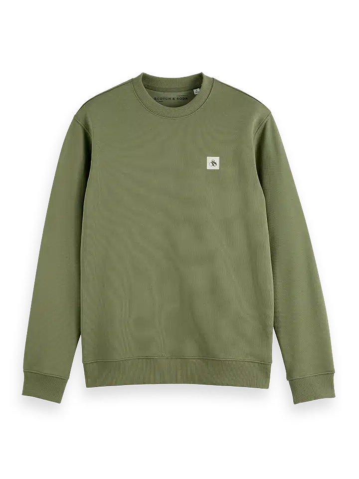 Essential Badge Crew Sweat | Scotch & Soda