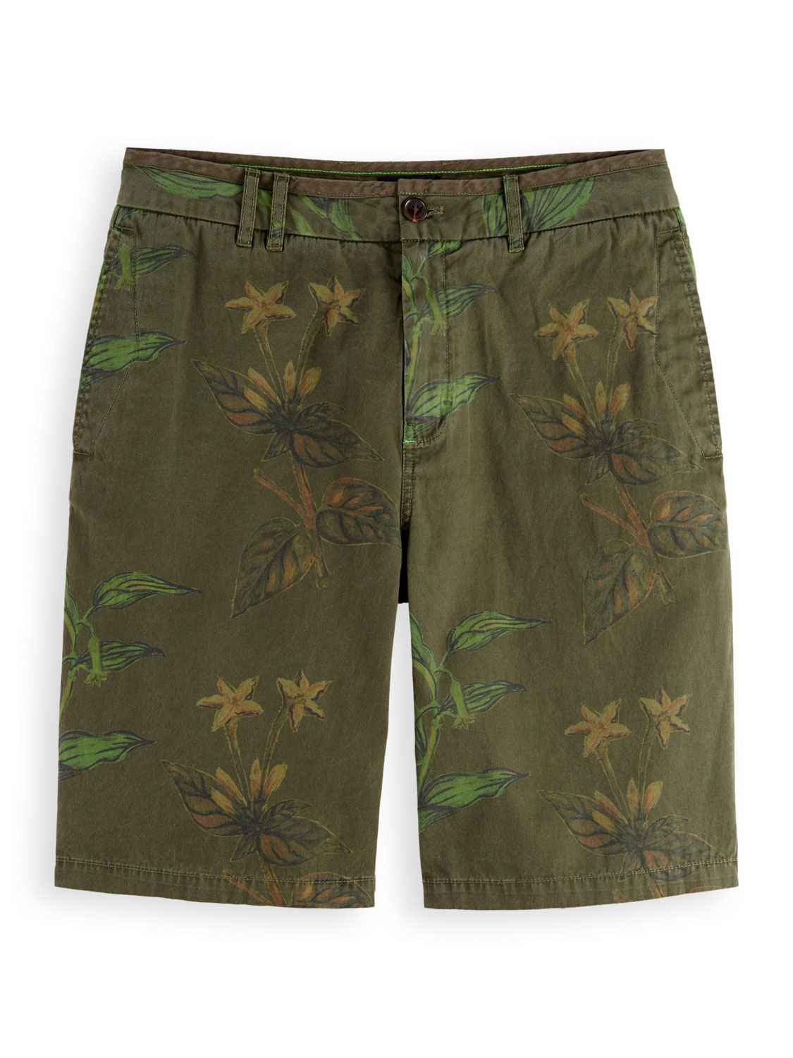 Printed Cotton Relaxed Fit Short | Scotch & Soda